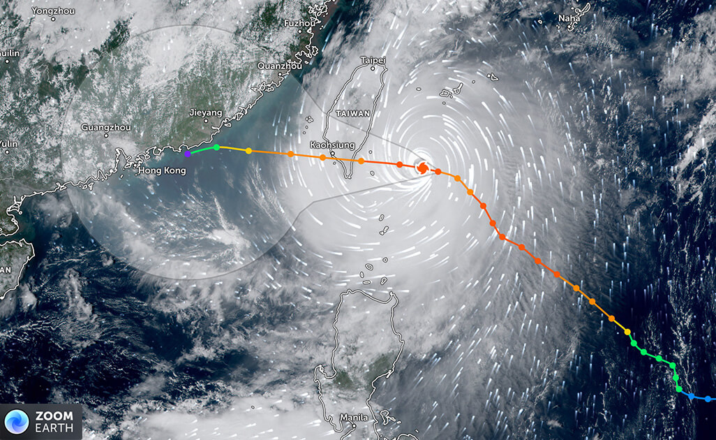 Hong Kong braces for more typhoon losses as Koinu heads to city via Taiwan