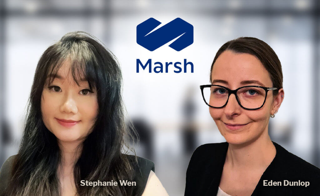 Marsh's Australian finpro practice promotes Stephanie Wen, Eden Dunlop