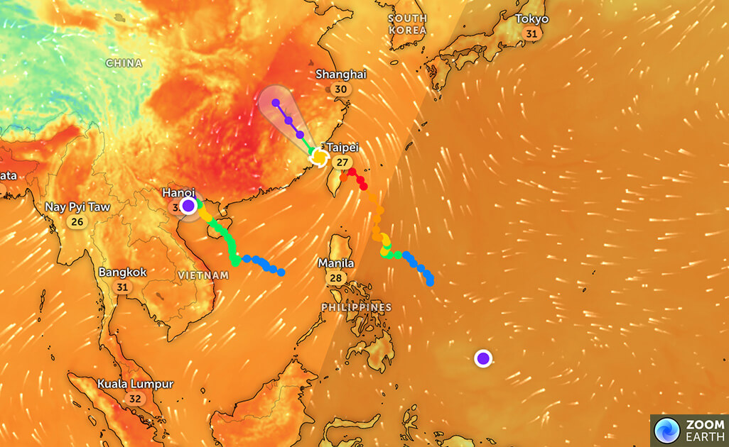 Typhoon Gaemi to make landfall in mainland China after hitting Taiwan ...