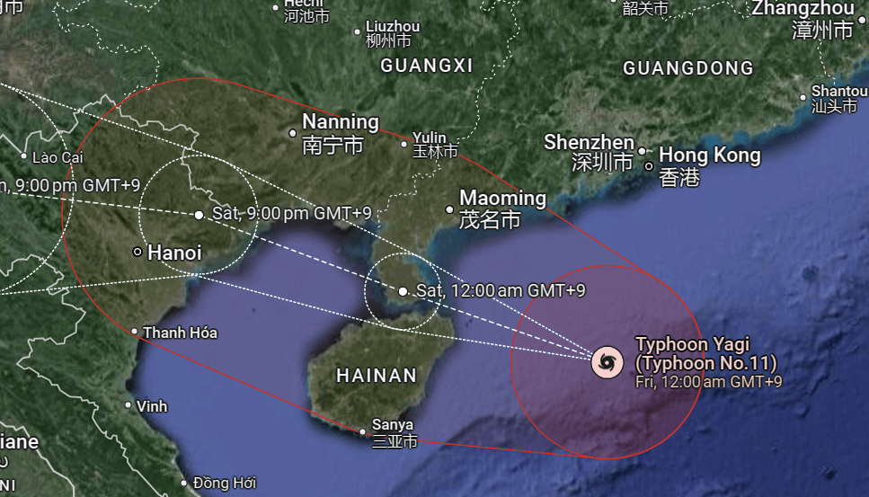 Super typhoon Yagi set to bear down on southern China, Vietnam